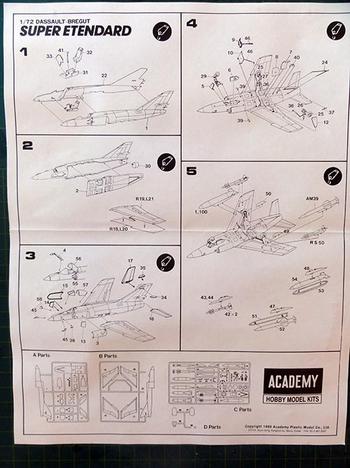 Dassault Super Etendard 1/72