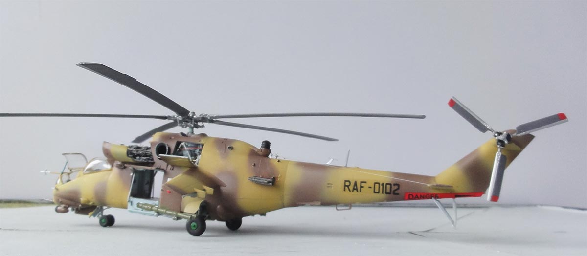 Mil mi-24 in 1/72 scale