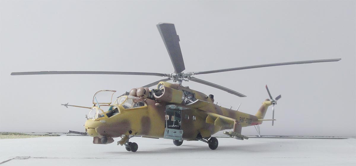 Mil mi-24 in 1/72 scale