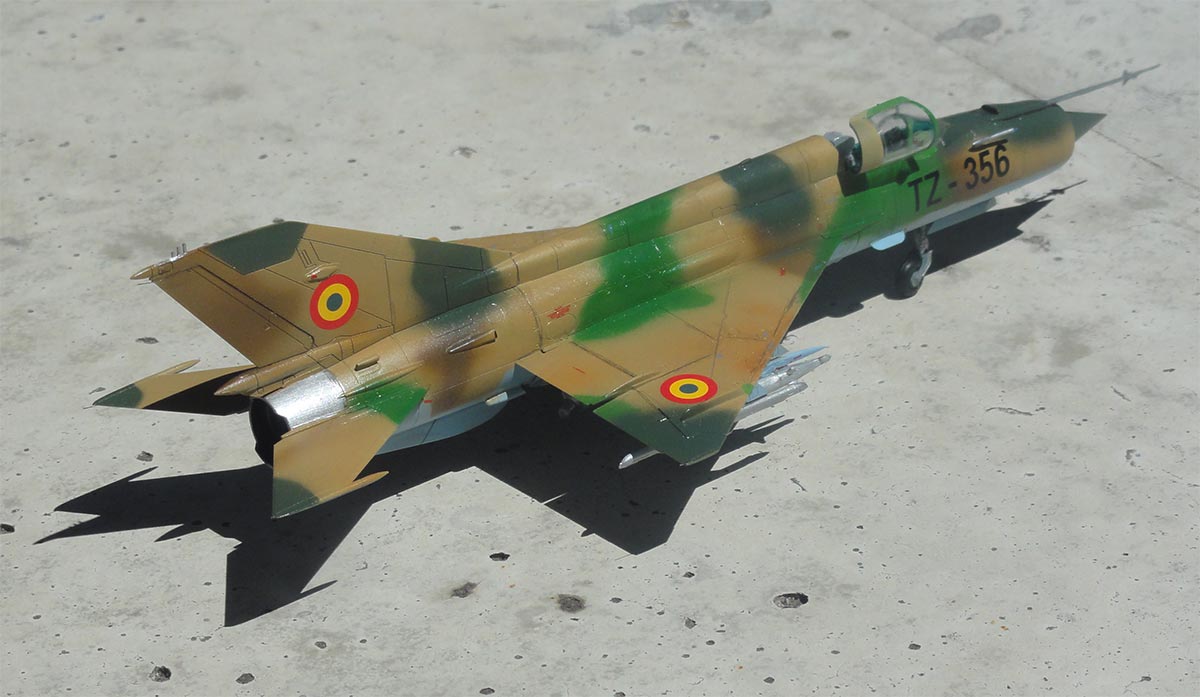 Mikoyan Gurevich MiG-21 in 1/72 scale