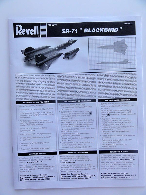 SR-71 revell